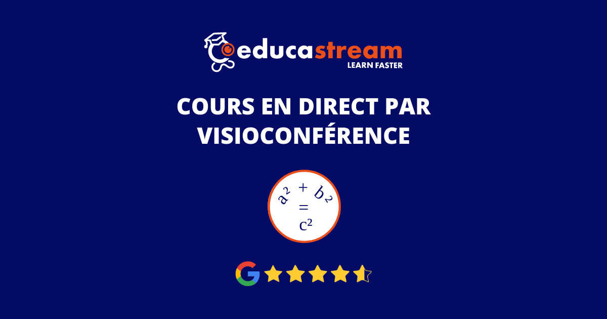 Meilleurs cours de mathématiques en direct par visio pour soutien scolaire